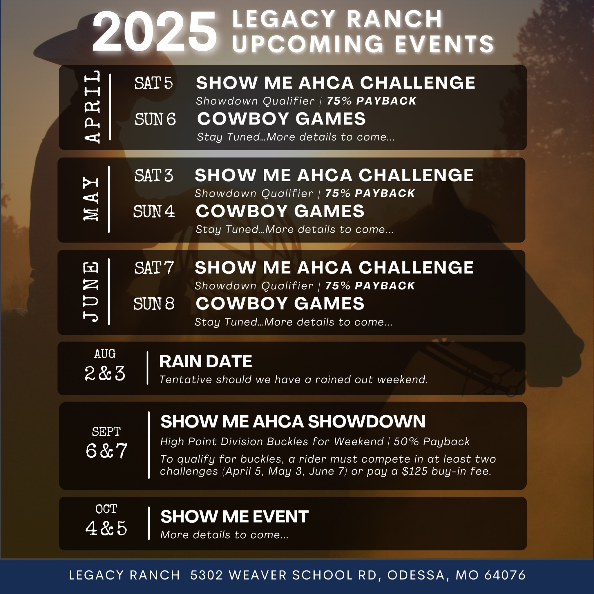Show Me Challenge -CANCELLED – AHCA